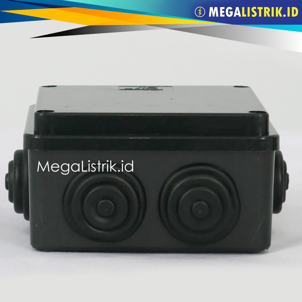 Jual MG JUNCTION BOX 100 X 100 X 50 MM 6 LUBANG KOTAK HITAM / DURADUS ...