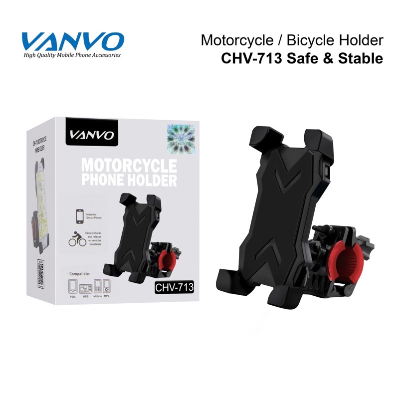 Jual Stand Holder Motor VANVO Murah CHV-713 Holder Stang Motor Atau Sepeda | Shopee Indonesia
