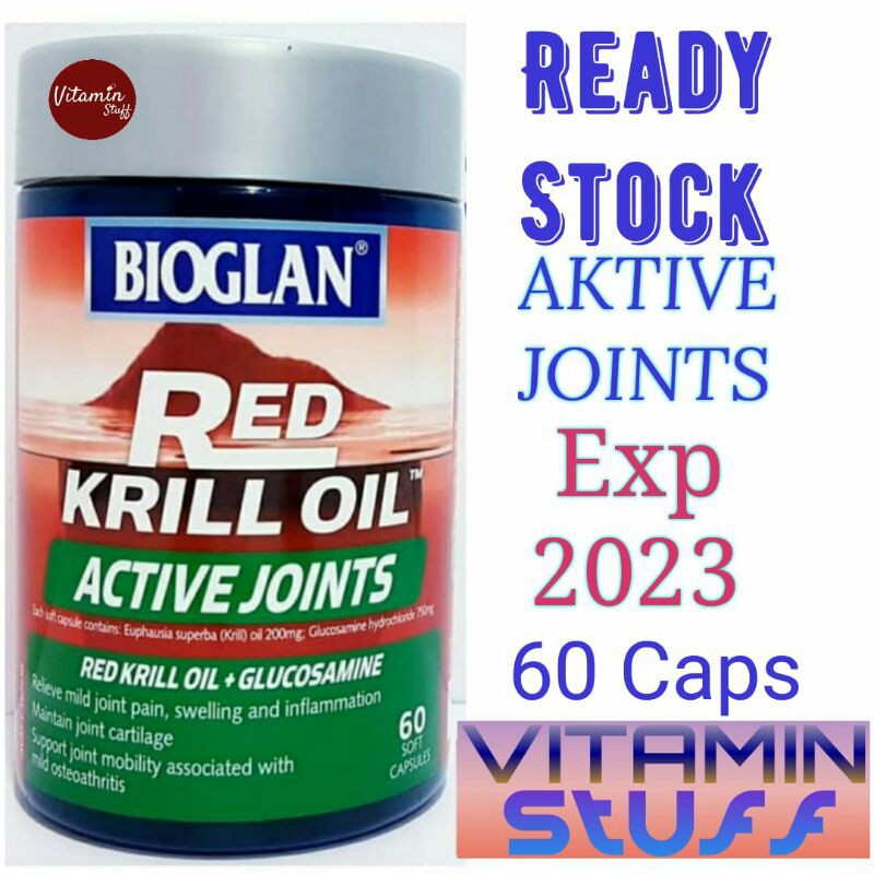 Jual Bioglan Red Krill Oil Active Joint 60 Kapsul | Shopee Indonesia
