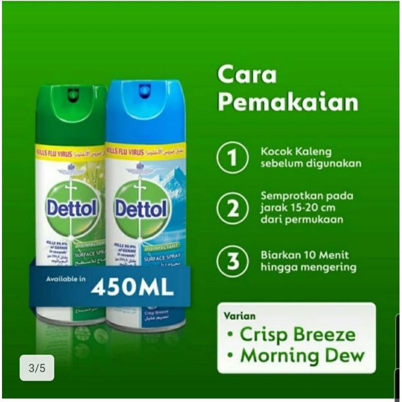 Jual Dettol Desinfektan spray | Shopee Indonesia