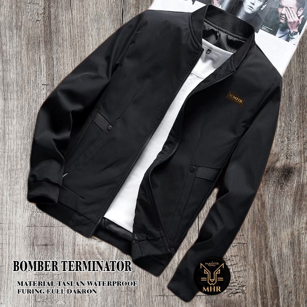 Jual jaket bomber ennemy terminator parasut taslan winter jacket hits ...