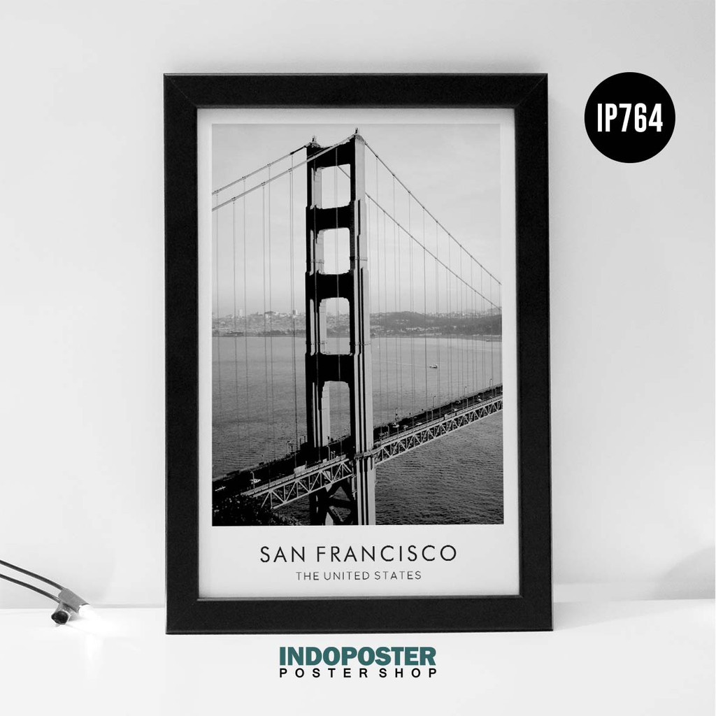 Jual Poster Jembatan Golden Bridge San Francisco 02 | Shopee Indonesia