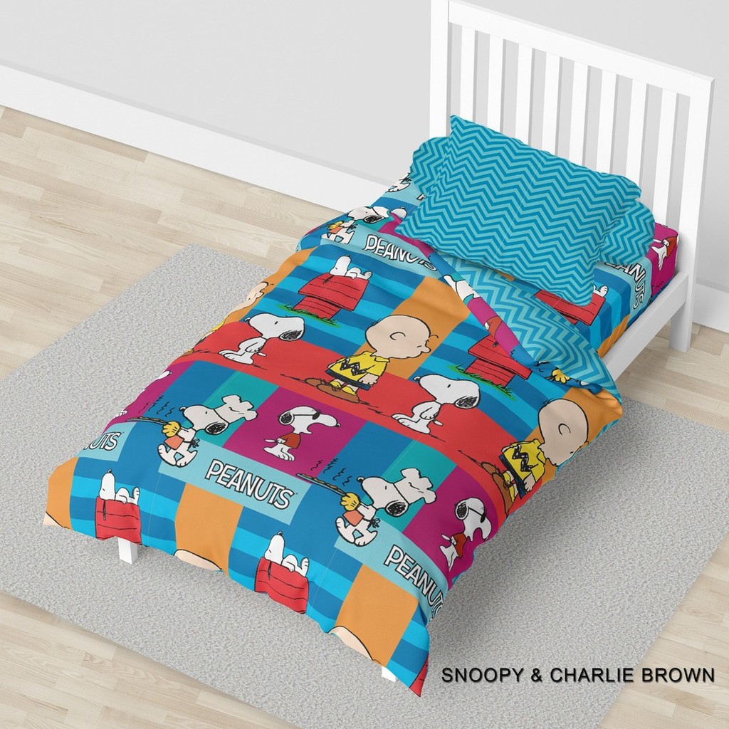 Jual SPREI CALIFORNIA PEANUTS SNOOPY CHARLIE BROWN SINGLE 100 No.4 ...