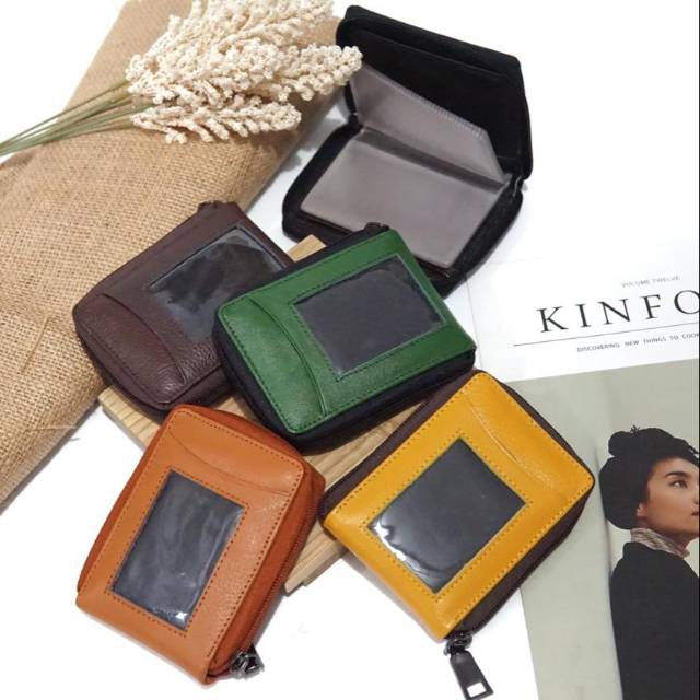 Jual Dompet kartu kulit asli dompet antam | Shopee Indonesia
