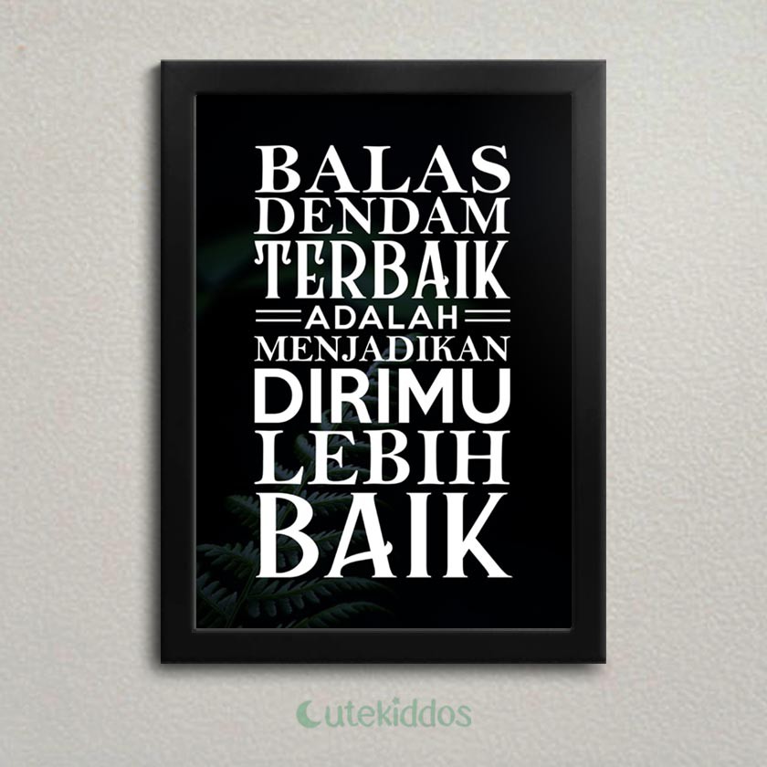 Jual Poster Kayu Motivasi Balas Dendam Terbaik Hiasan Dinding Wall ...