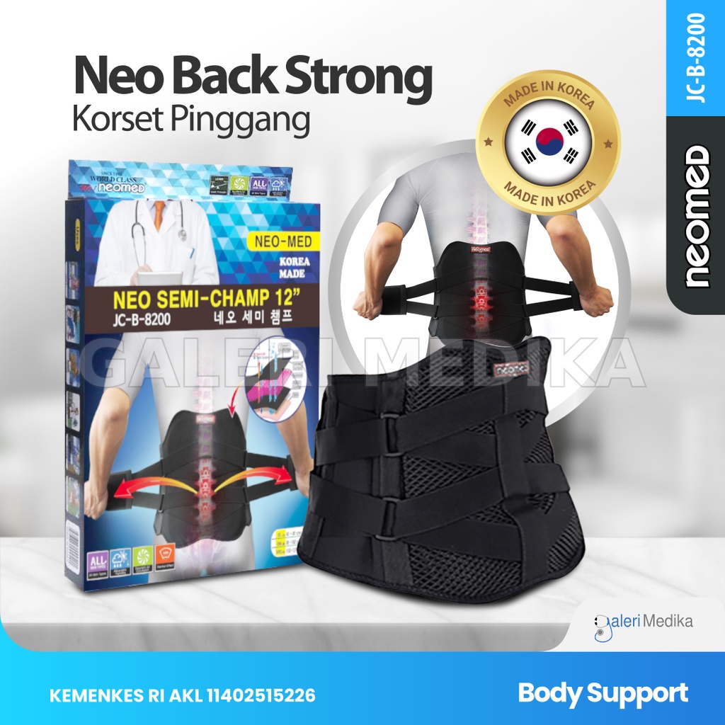 Jual Neomed Neo Semi Champ JC-B-8200 - Penyangga Pinggang / Korset Pinggang | Shopee Indonesia