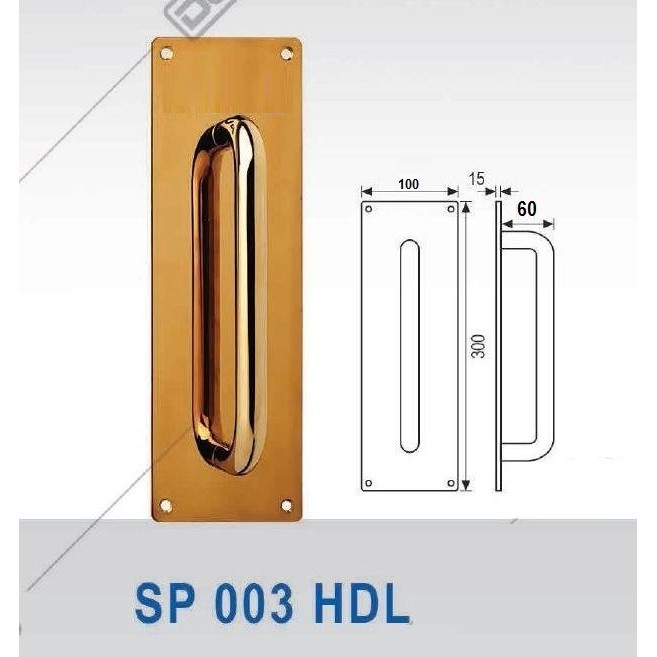Jual SIGN PLATE DEKKSON SP 003 HDL PVD Handle Plat Tarikan Pintu Gold | Shopee Indonesia