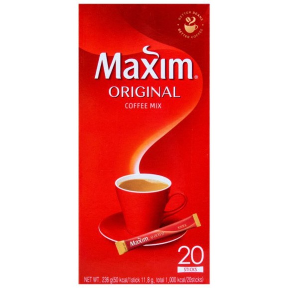 Jual MAXIM Original Coffee 20 Sachet (1 Box) | Shopee Indonesia