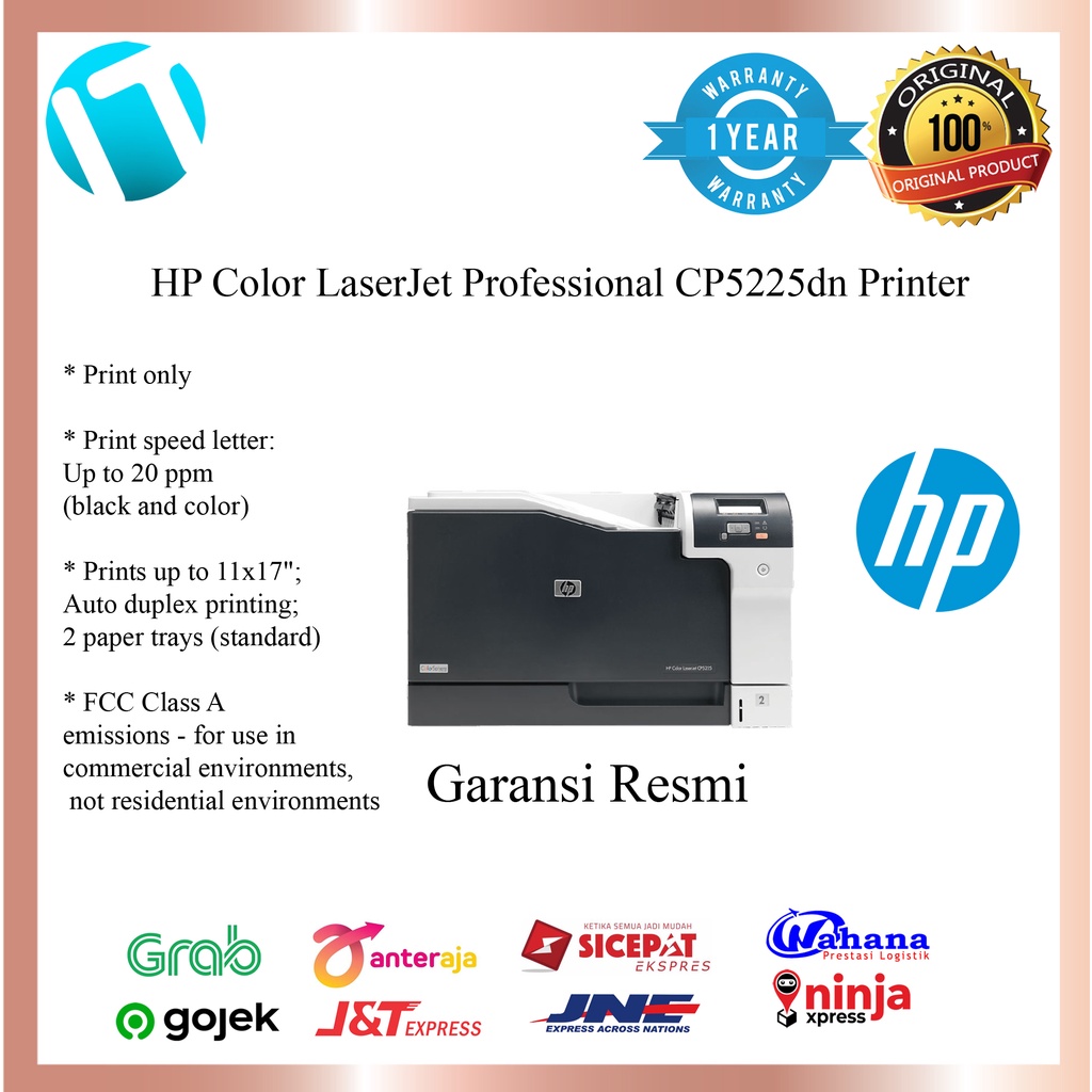 Jual Printer HP Color LaserJet Pro CP5225dn Printer | Shopee Indonesia