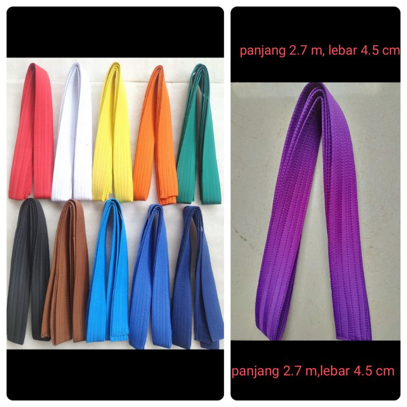 Jual sabuk taekwondo/sabuk karate/sabuk silat/sabuk pencak silat/sabuk ...