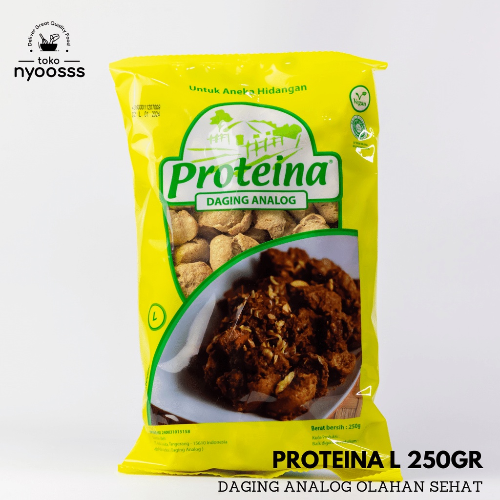 Jual Proteina L 250 Gr / Daging Nabati / Daging Analog | Shopee Indonesia