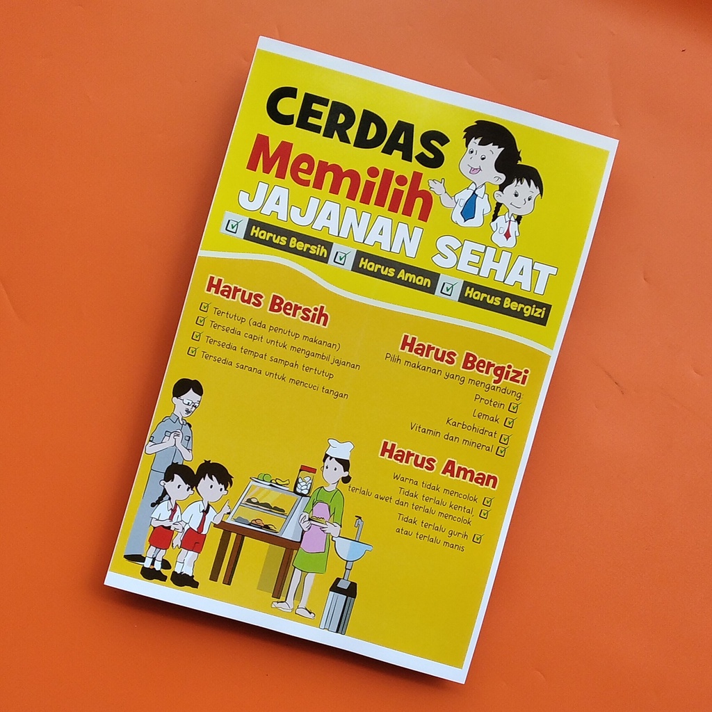 Jual Poster Jajanan Sehat - Poster Cerdas Memilih Jajanan Sehat ...