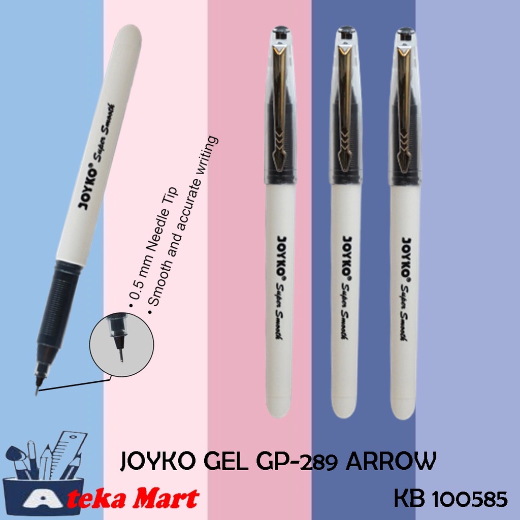 Jual [PCS] JOYKO GEL PEN GP-289 (Arrow Gel) | Shopee Indonesia