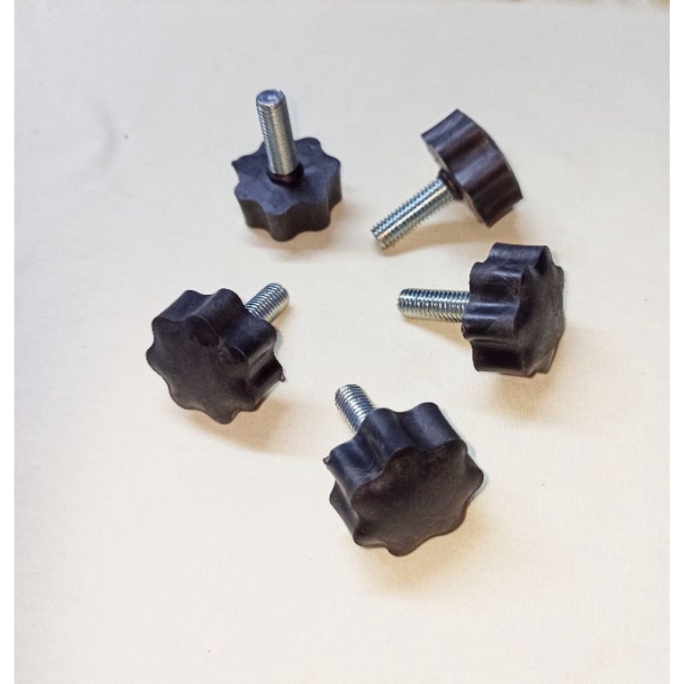 Jual 5 PCs Knob STAR M8x40 baut kepala plastik model star kembang kunci ...