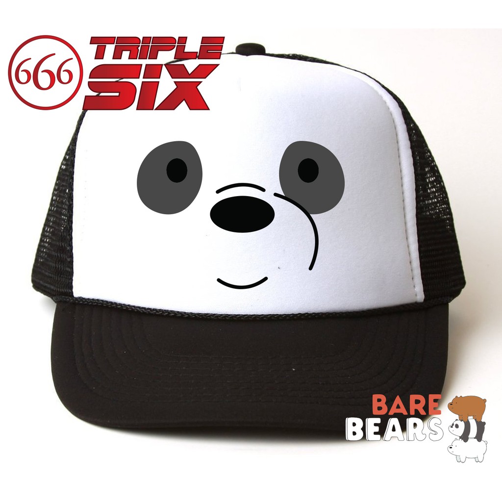 Jual Topi Trucker We Bare Bears Panda | Shopee Indonesia