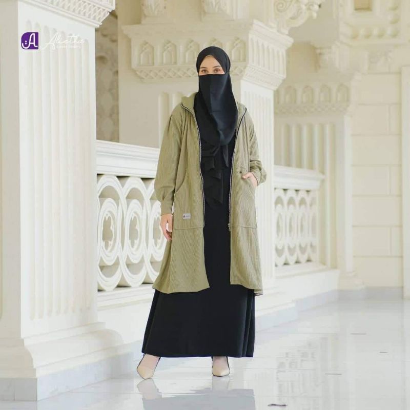 Jual FATHIYAH OUTER MUSLIMAH ORI ALIETHA JACKET WANITA TERBARU VIRAL ...