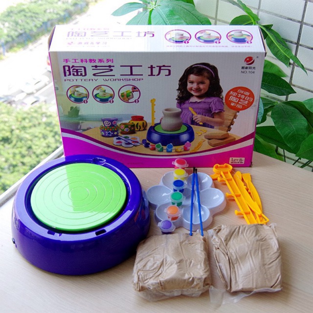 Jual Pottery wheel - diy toys - activity games - tanah liat | Shopee ...
