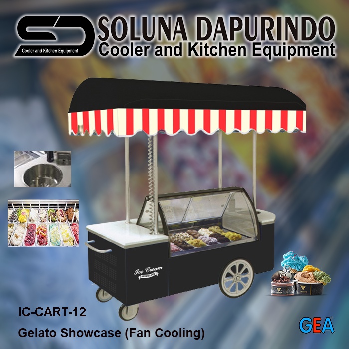 Jual GEA GELATO SHOWCASE fan cooling IC-CART-12 / ICCART12 / TEMPAT ES KRIM | Shopee Indonesia