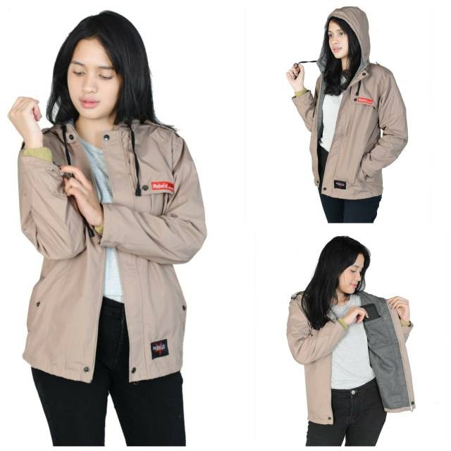 Jual JAKET PARKA WANITA SEMI PARKA CEWEK BLAZER WATERPROOF ORIGINAL ...