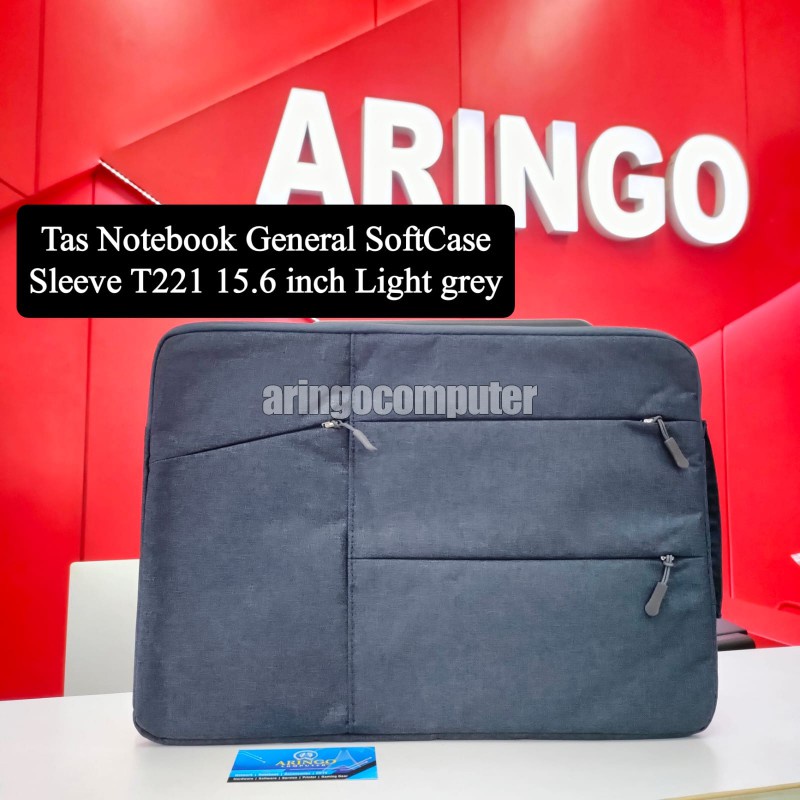 Jual Tas Notebook General SoftCase Sleeve T221 15.6 inch Light grey ...