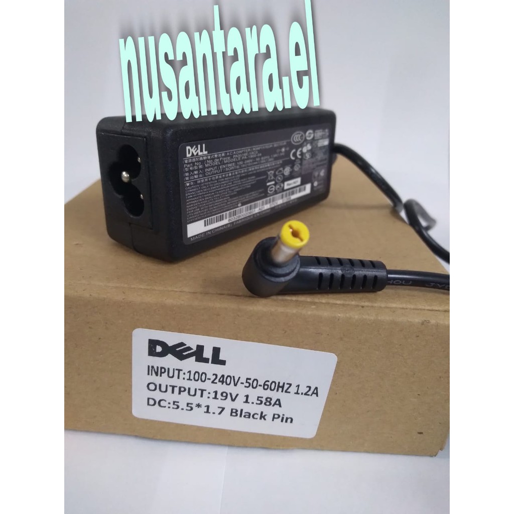 Jual Charger Laptop DELL Inspiron Mini 9 10 12 910 19V 1.58A | Shopee ...