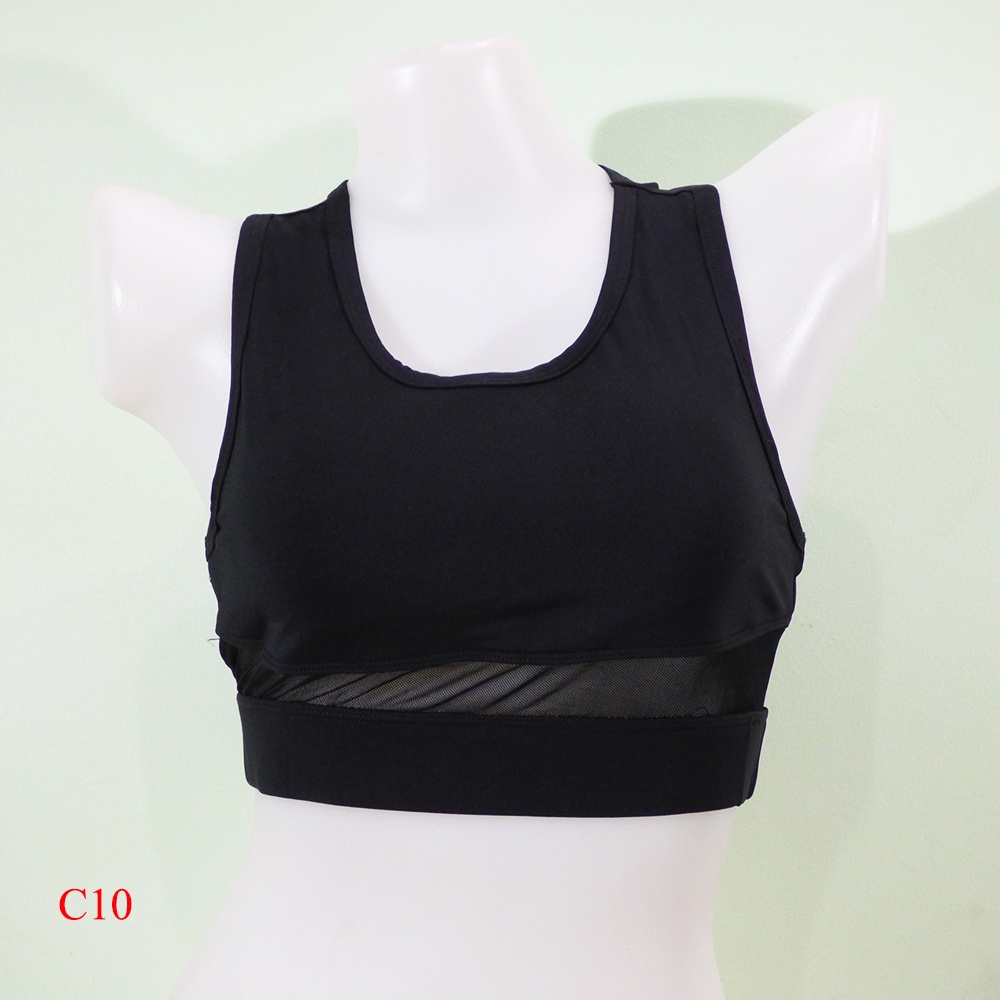 Jual Bra BH Olahraga/Yoga/Senam/Sport Bra Wanita #C10 Hitam - Gasp ...
