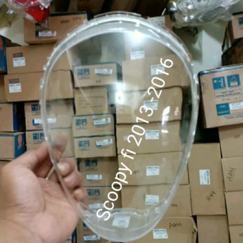 Jual KACA MIKA MICA LAMPU DEPAN SCOOPY FI 2013-2016 | Shopee Indonesia