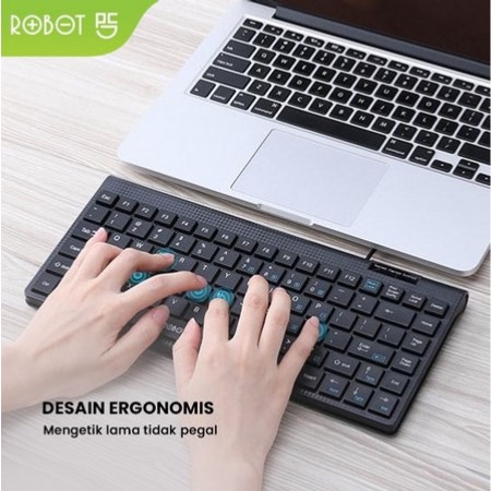 Jual Keyboard Robot RK10 Black | Shopee Indonesia
