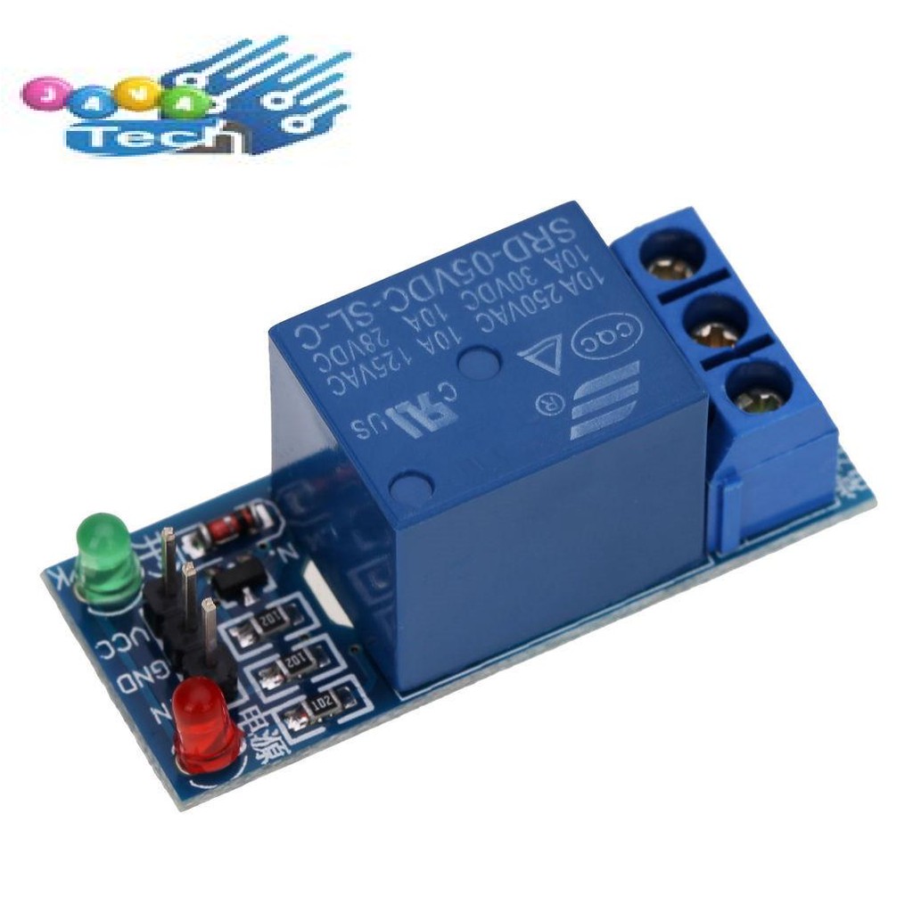 Jual Module Relay 1 Channel Ch 5V 220V AC Module optocoupler | Shopee ...