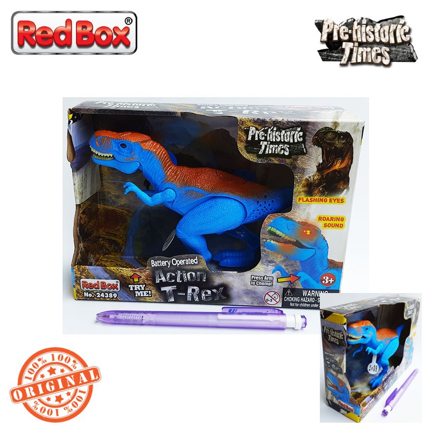 Jual Red Box Toy Pre-Historic Times Action T-Rex 24389 RedBox Dinosaur ...