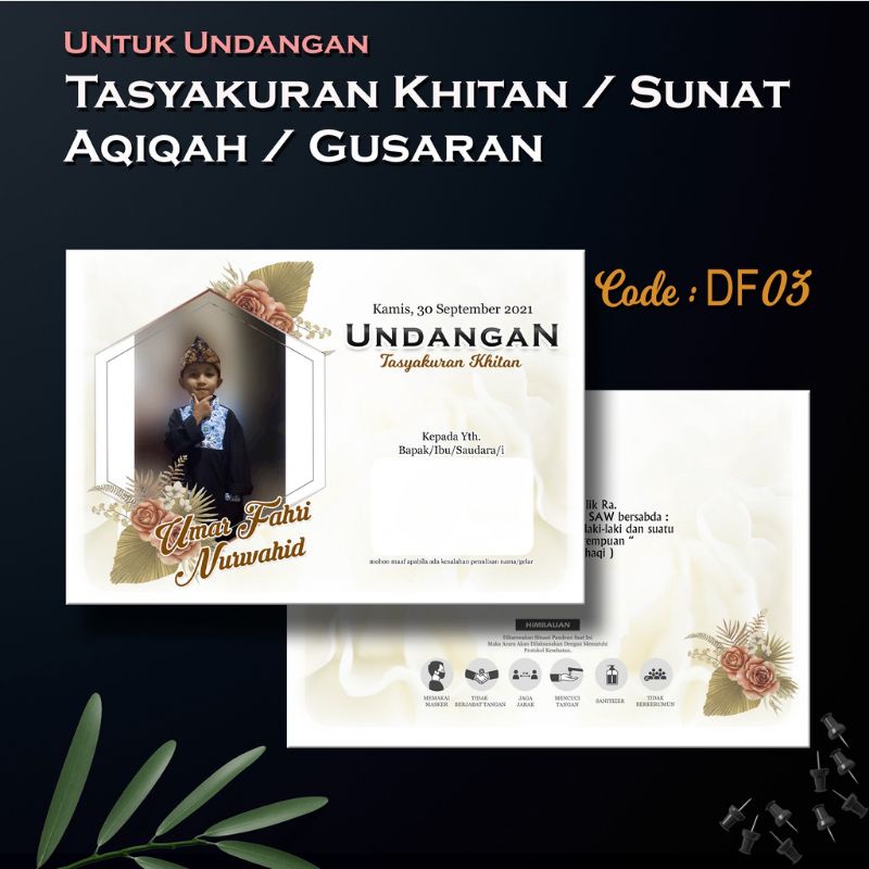 Jual Undangan khitanan / Undangan khitan / Undangan sunatan | Shopee ...