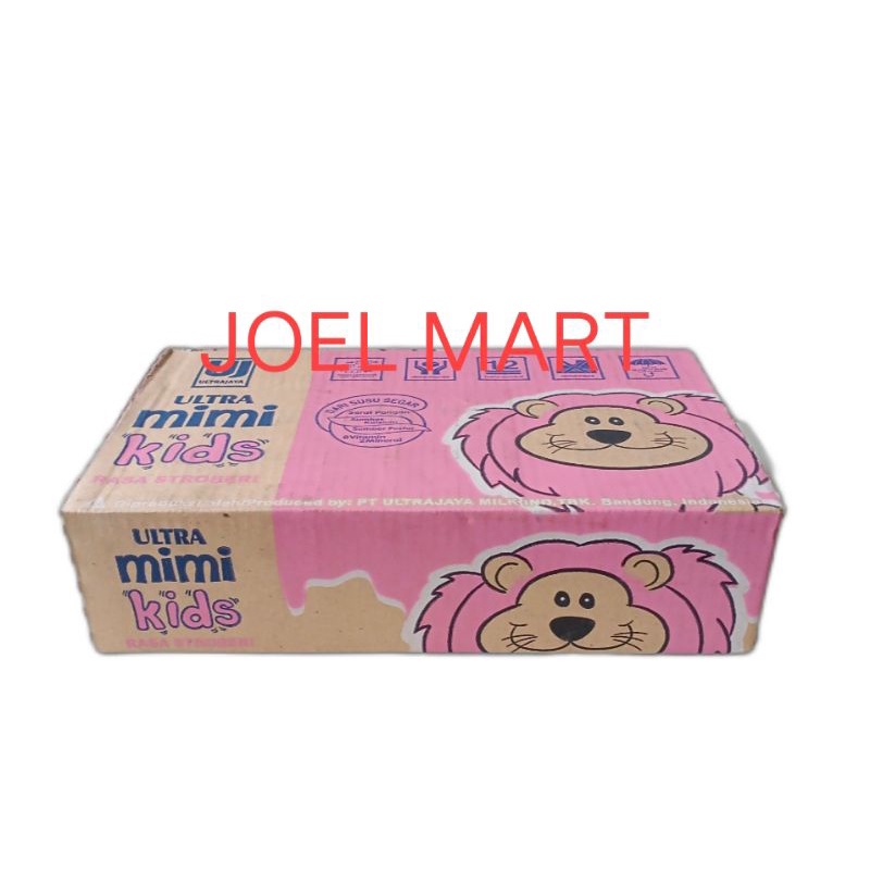 Jual SUSU ULTRA MIMI KIDS STROBERI 125 ML 125ML DUS KARTON / ULTRA MILK ...