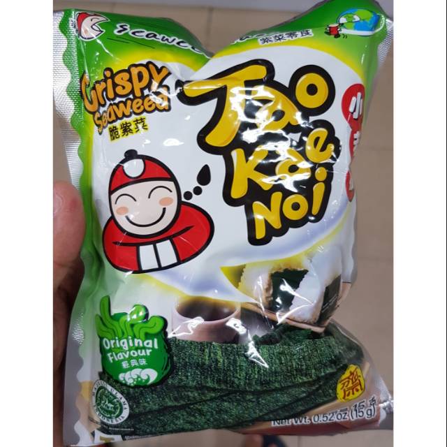 Jual Tao Kae Noi Crispy Seaweed / Snack Rumput Laut kemasan 15gr ...