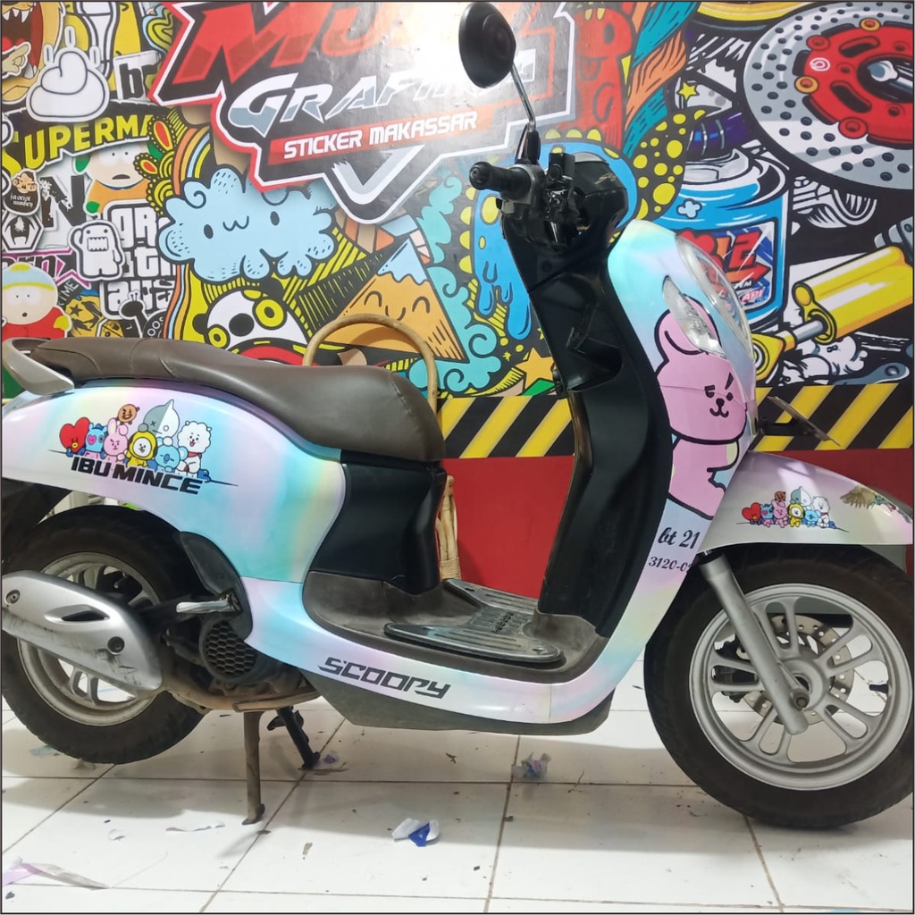 Jual Stiker Motor HONDA SCOOPY Full Body Sticker Decal SCOOPY Polos ...