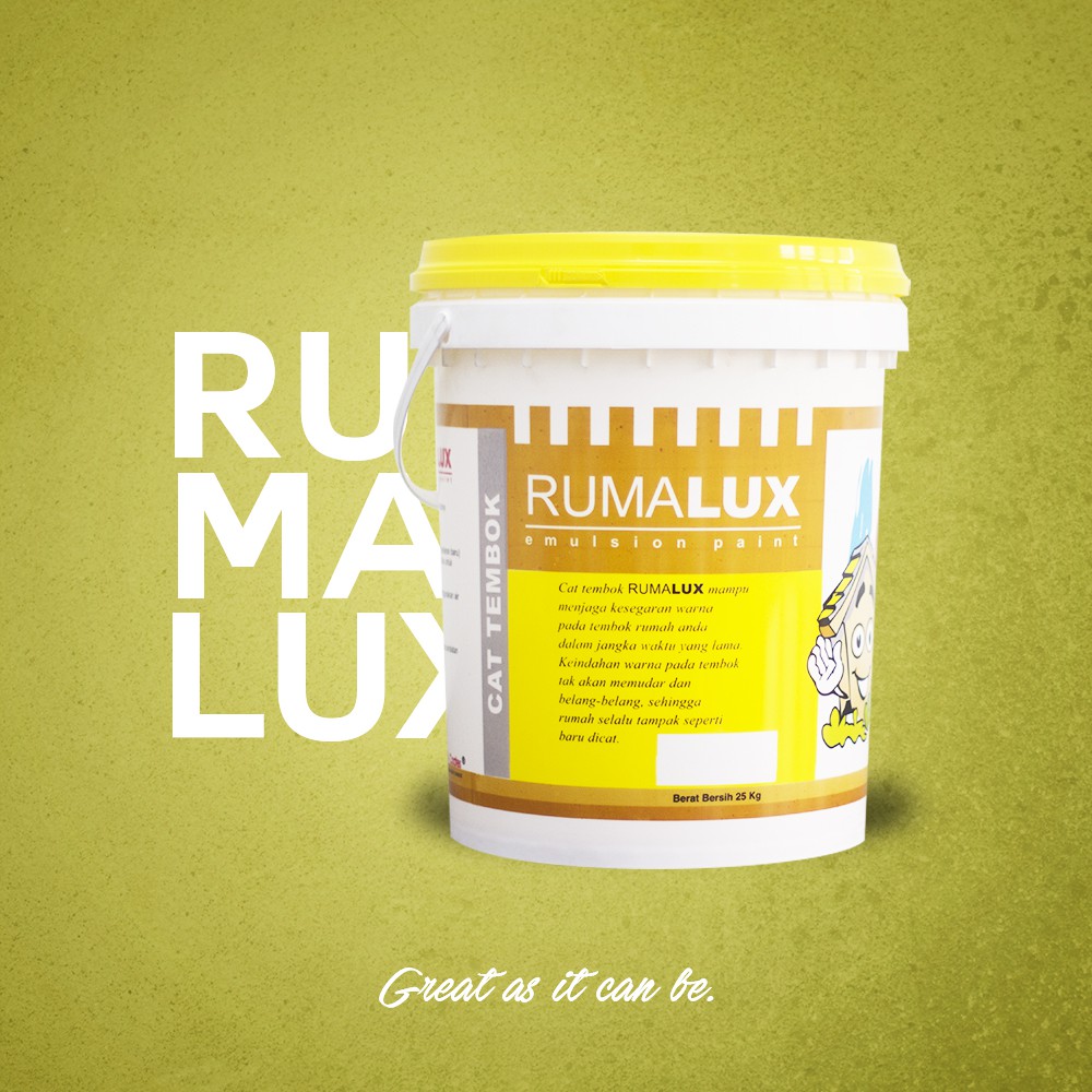Jual CAT TEMBOK INTERIOR RUMALUX PAIL 25 KG | Shopee Indonesia