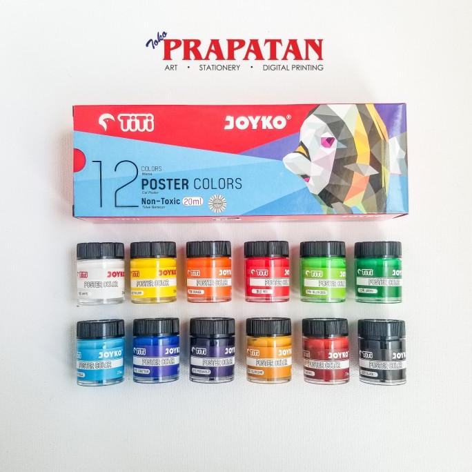 Jual Cat Poster Titi / Poster Color 12 Warna 20ml | Shopee Indonesia