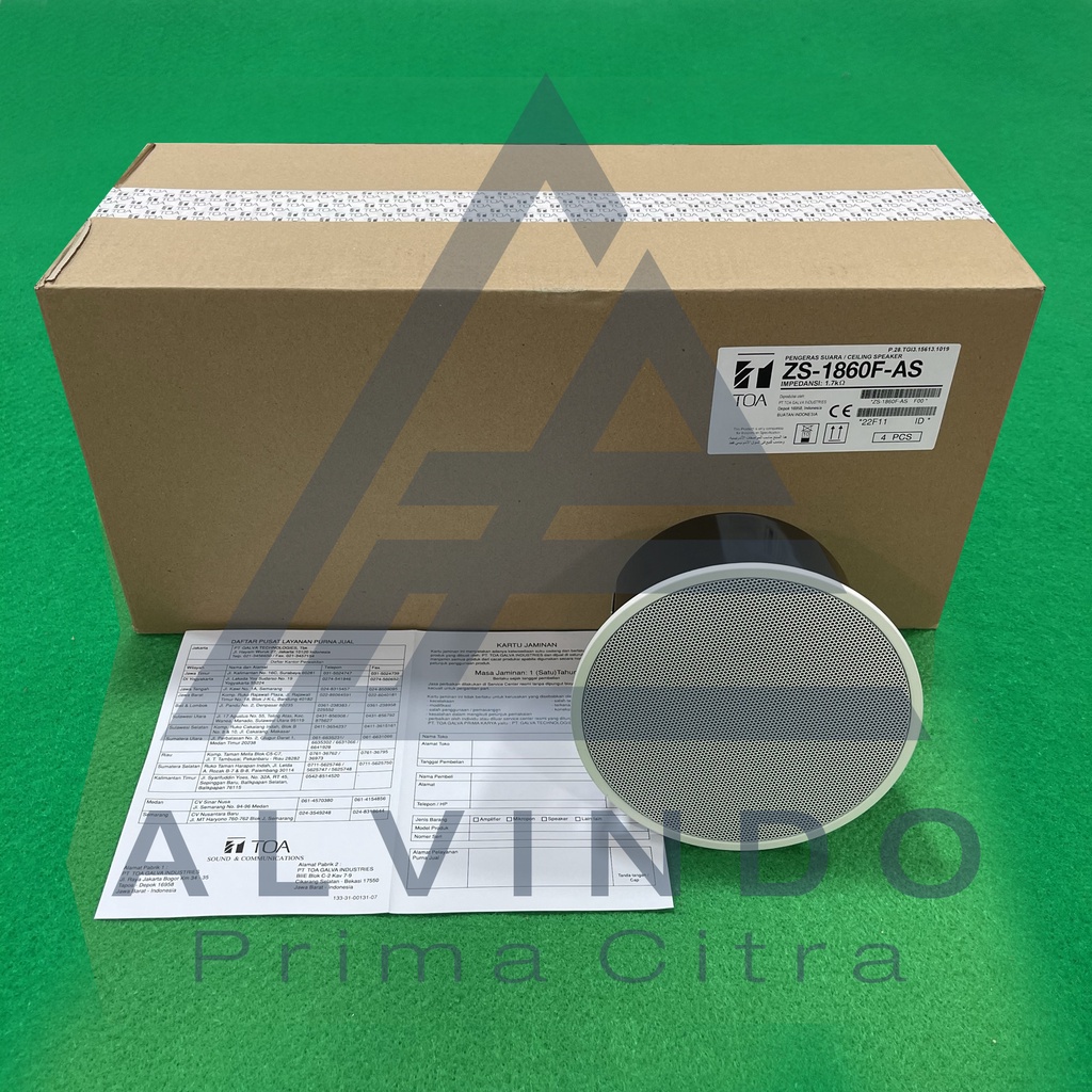 Jual TOA ZS-1860F (Ceiling Mount Speaker / Firedome Speaker / ZS 1860 F ...