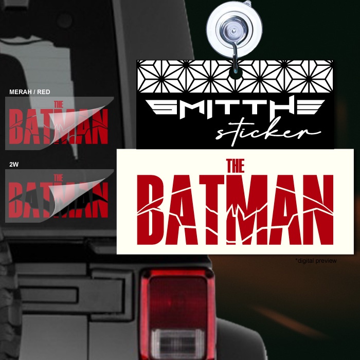 Jual Sticker The BATMAN 2022 Cutting Stiker Decal Waterproof aksesoris ...