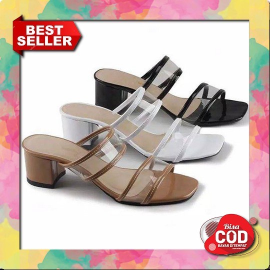 Jual Sendal Heels Wanita Kekinian Terbaru 2022 Remaja Wisuda Kondangan ...