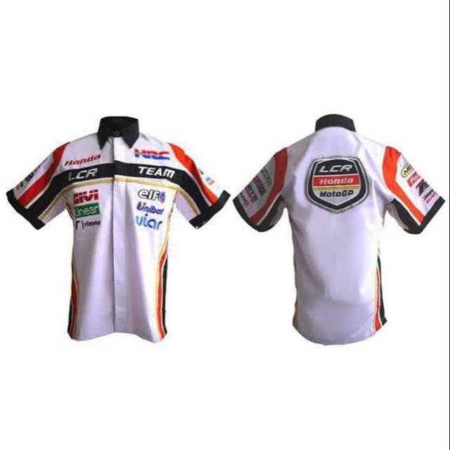 Jual KEMEJA PRIA MOTOGP HONDA LCR RACING TEAM | Shopee Indonesia