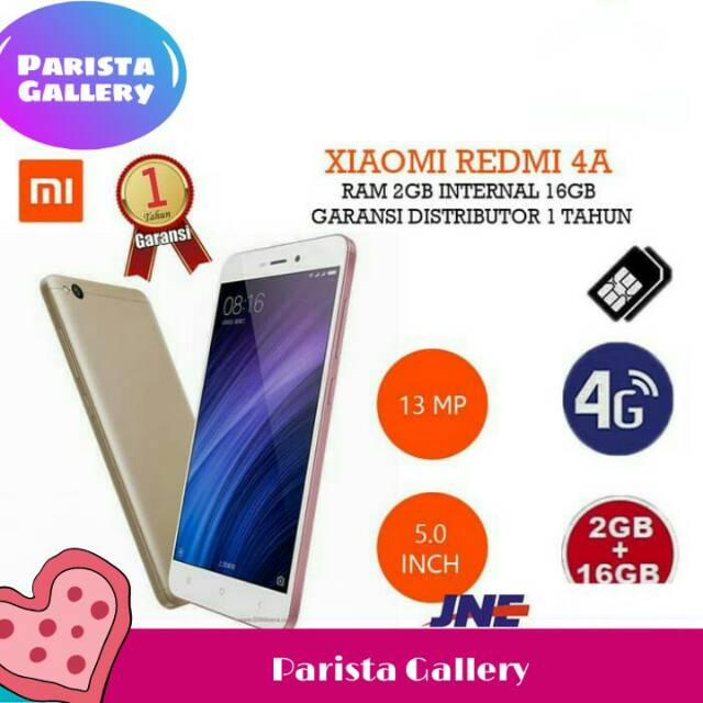 Jual Xiaomi Redmi 4A RAM 2GB INTERNAL 16GB/redmi 4A/redmi 7/Xiaomi ...