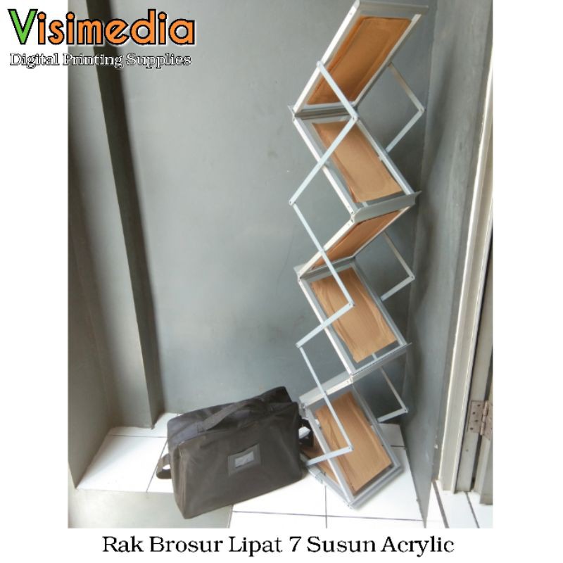 Jual Rak Brosur Acrylic 7 Susun | Rak Brosur Akrilik 7 Susun | Rak ...