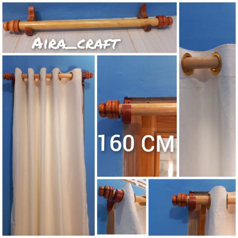 Jual RELL KORDEN KAYU 160CM REEL GORDEN ROLLET GORDYN TONGKAT GORDEN ...