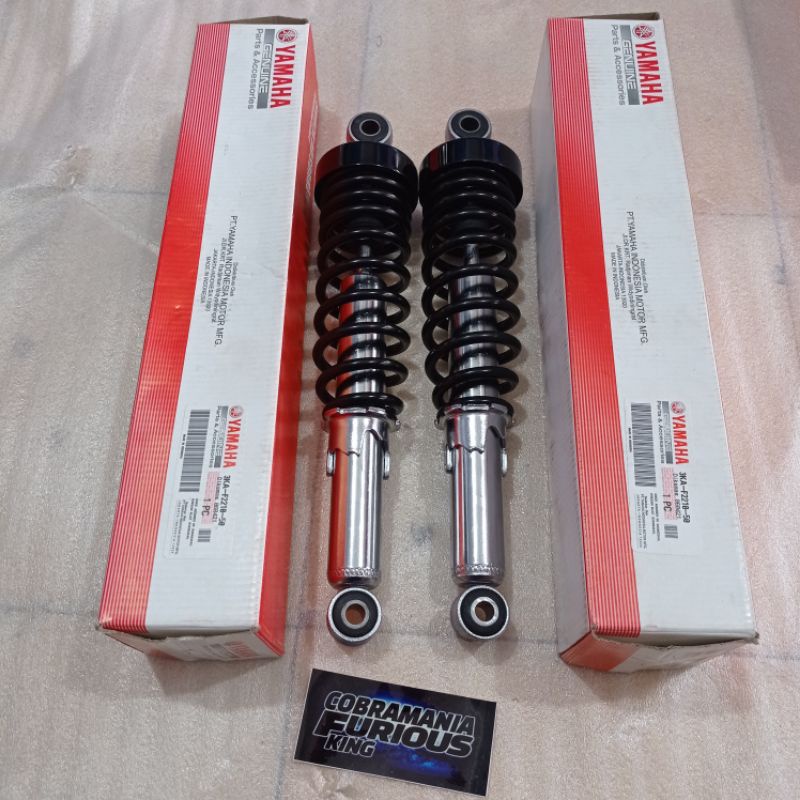 Jual shock shokbreker belakang hitam rx king rxking cobra master original yamaha genuine parts ...