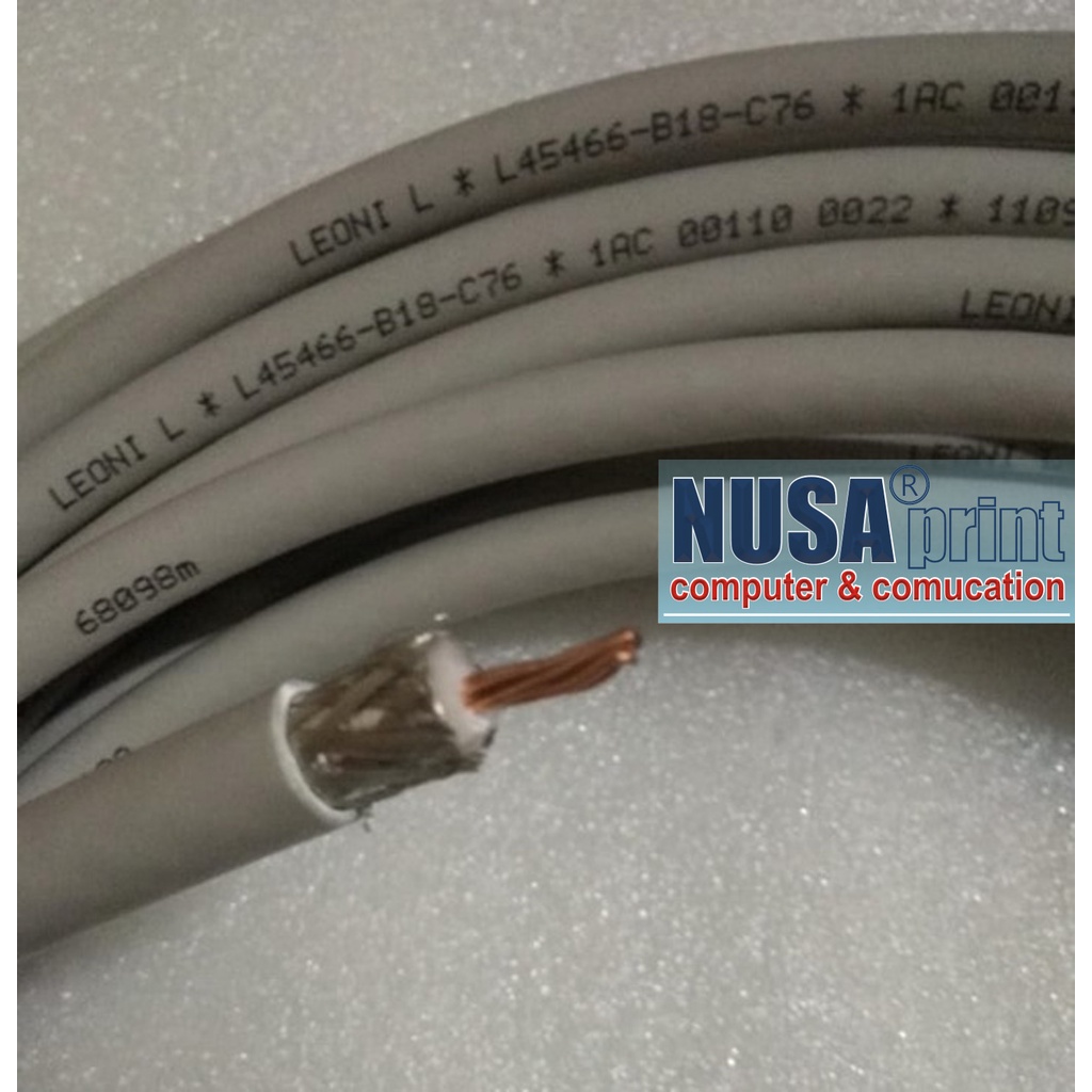 Jual Paket Kabel Antena Leoni RG 8 L 45466 Iner Full Tembaga 15 Meter | Shopee Indonesia