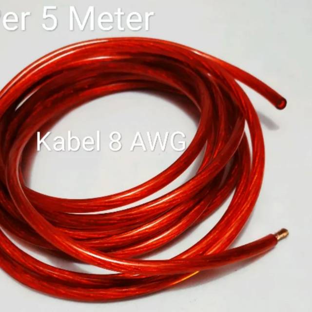 Jual Kabel 8 AWG - Harga untuk per 5 meter - Kabel Strum - Kabel Arus ...