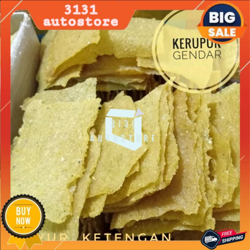 Jual 500gr KERUPUK PULI MENTAH//NASI//GENDAR//KERUPUK TRADISIONAL KHAS ...