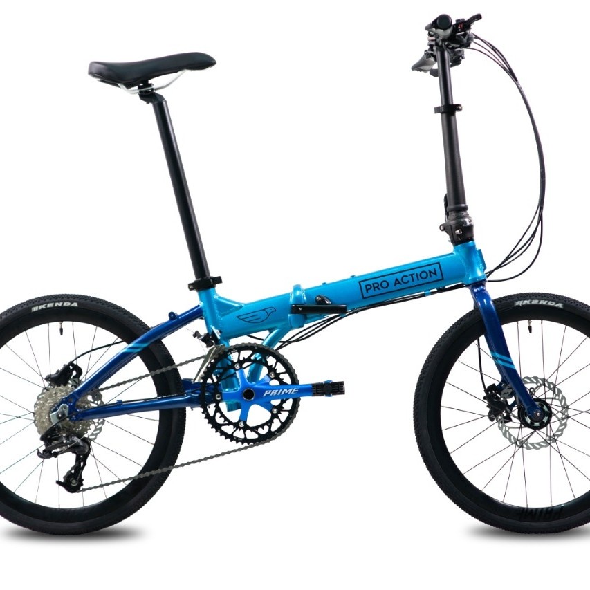Jual Pro Action - Eagle Folding Bike 9 Speed 20 inch - Alphine Blue ...