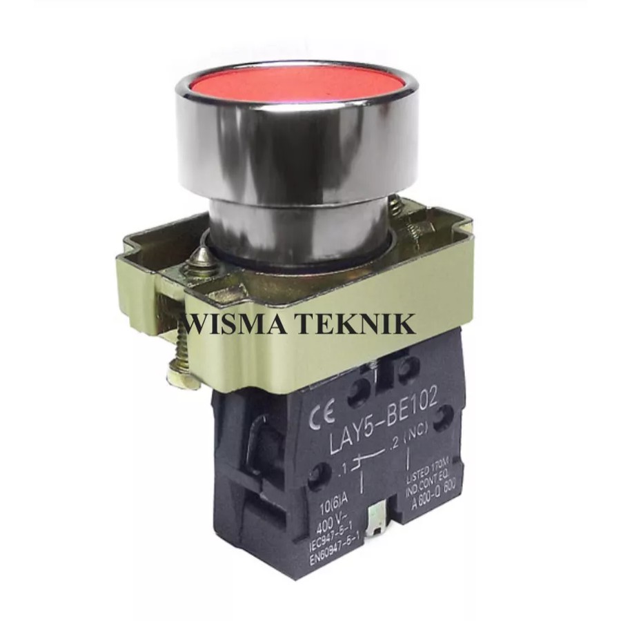 Jual Push Button Merah / Red NC FORT LAY5-BA42 | Shopee Indonesia