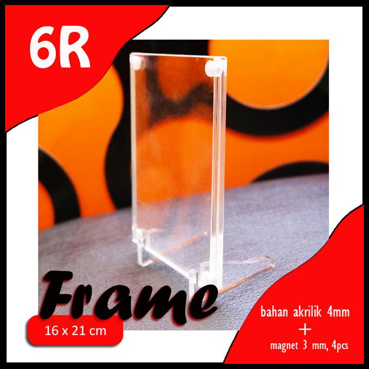 Jual Frame Poster Akrilik Mahnet / Bingkai Foto Acrylic 6R | Shopee ...
